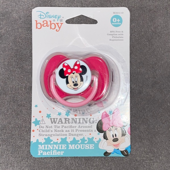 Disney | Accessories | Nwt Disney Baby Minnie Mouse Pacifier | Poshmark